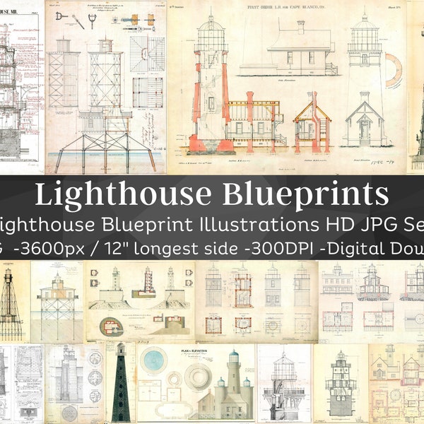 Lighthouse Plans - Etsy