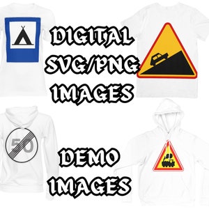 200 Traffic Signs PNG & SVG Set 3 | Individual Street Signs Clipart ...