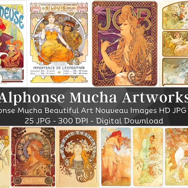 Mucha Poster - Etsy