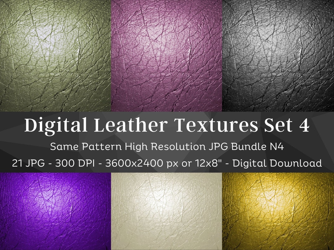 21 Digital Leather Texture | Leather Digital Paper Set 4 | Scrapbook ...