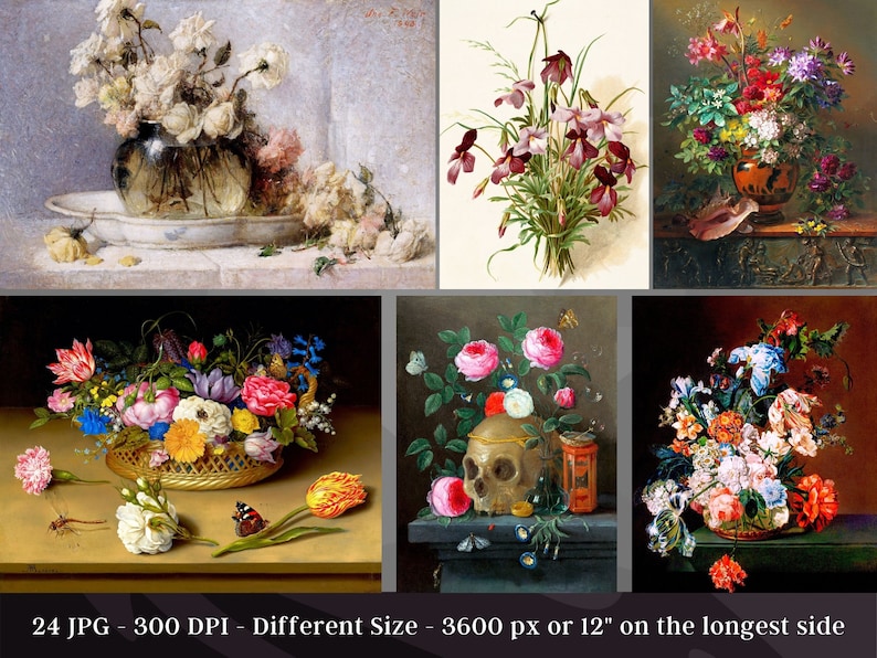 Still Life Flowers | Famous Flower Art Prints | 24 HQ Floral Gallery ...