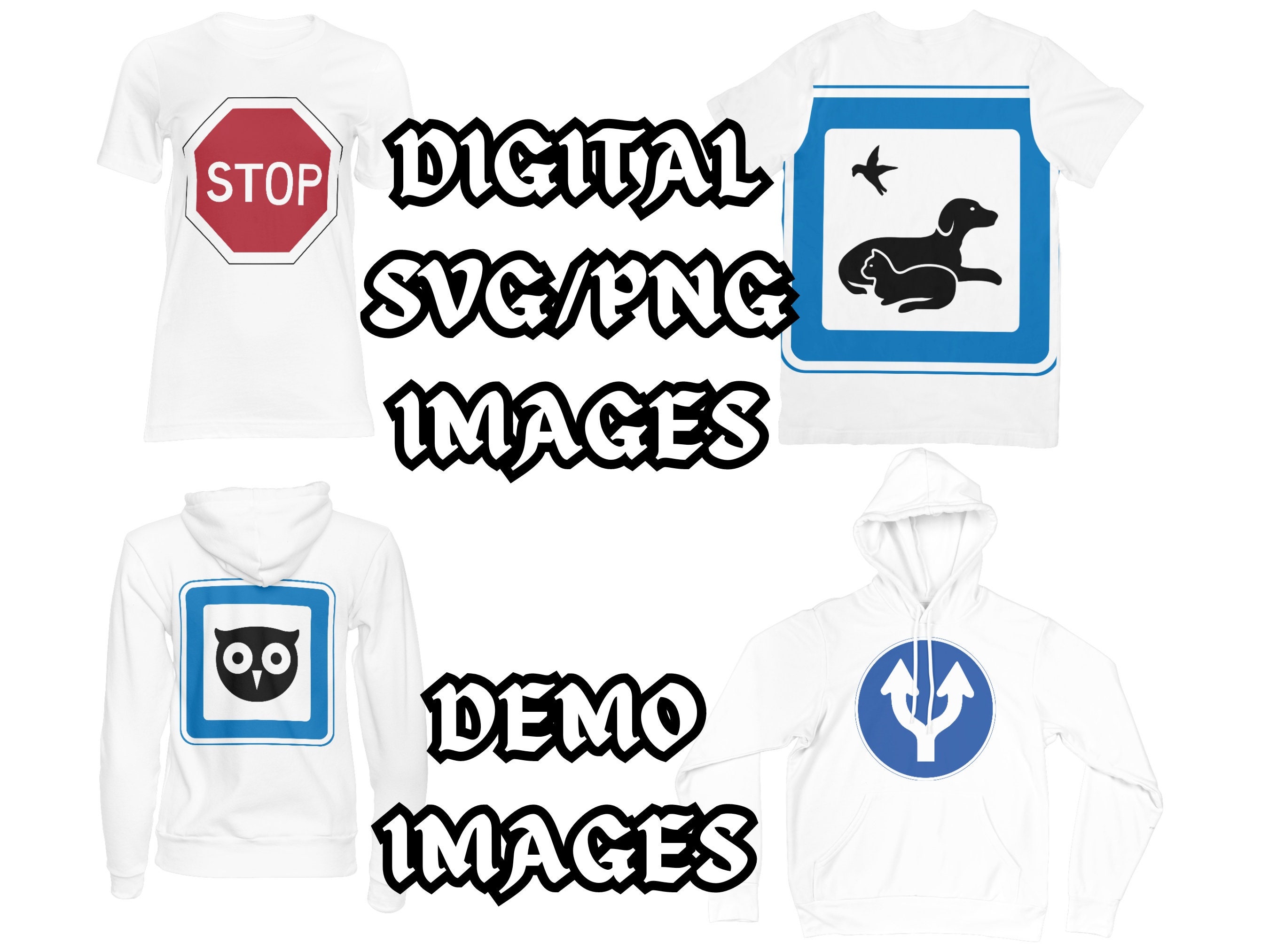 200 Traffic Signs PNG & SVG Set 2 Individual Street Signs Clipart Road ...