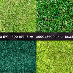 Digital Grass & Lawn Texture | 22 Digital Grass Paper | Scrapbook ...
