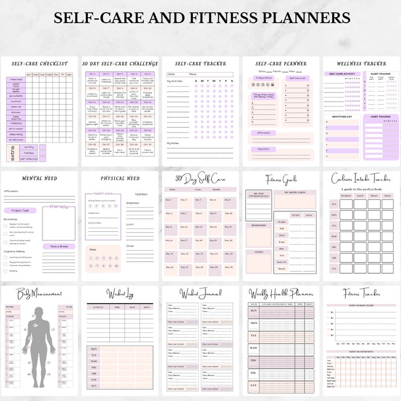 Printable ADHD Planner 2023 ADHD Bundle Ultimate Life Organizer Adhd Journal for Adults Adhd ...