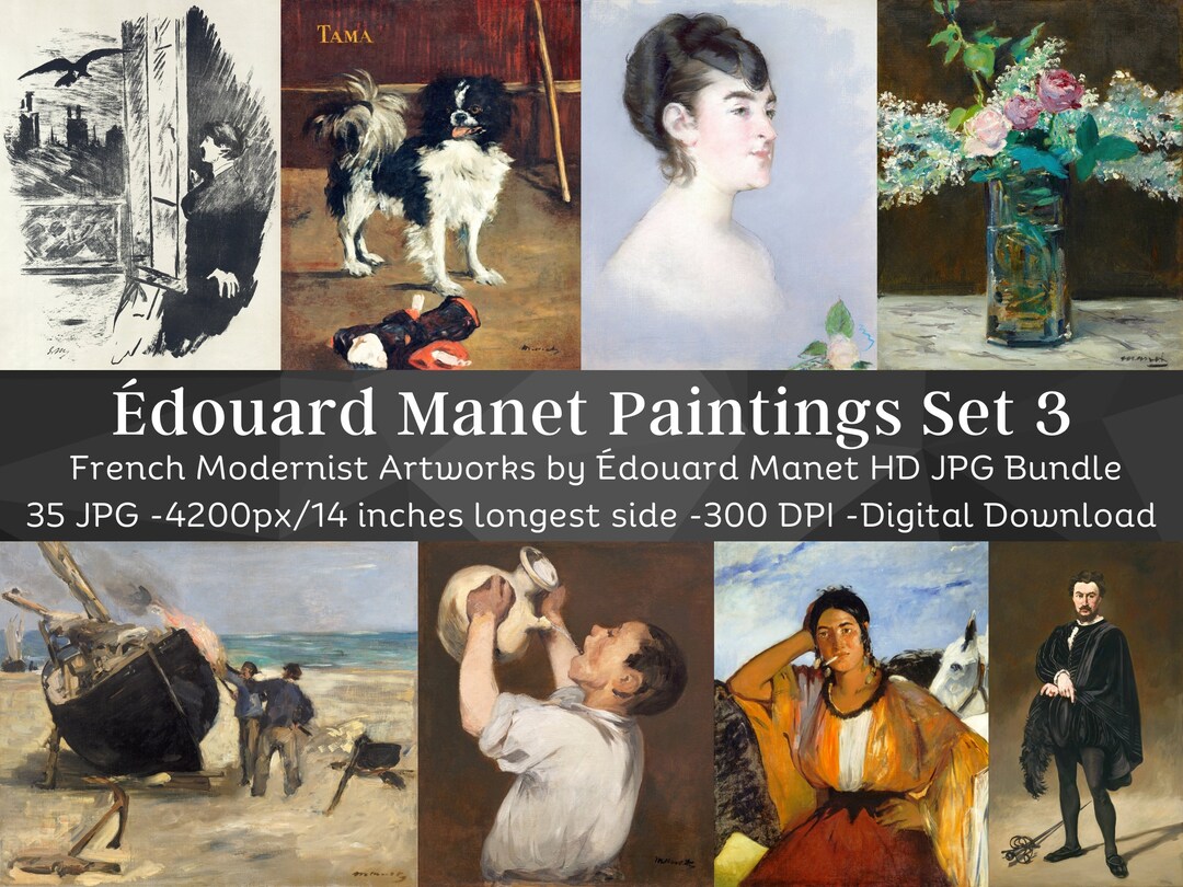 Edouard Manet Paintings 35 HQ Printable Art Decor V3 | Classic ...