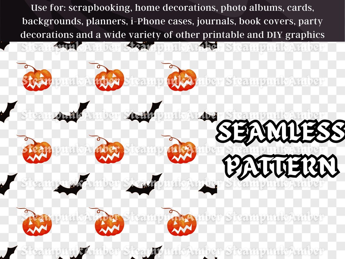 Holiday Clipart | Halloween 48 PNG Bundle | Smiling Carved Pumpkin Face ...