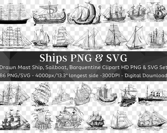 Sailboat Svg Bundle,nautical Svg,ship Svg,vessel Svg,old Ship Svg ...