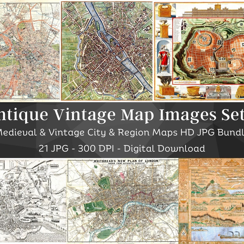 Historic Map Berlin - Etsy