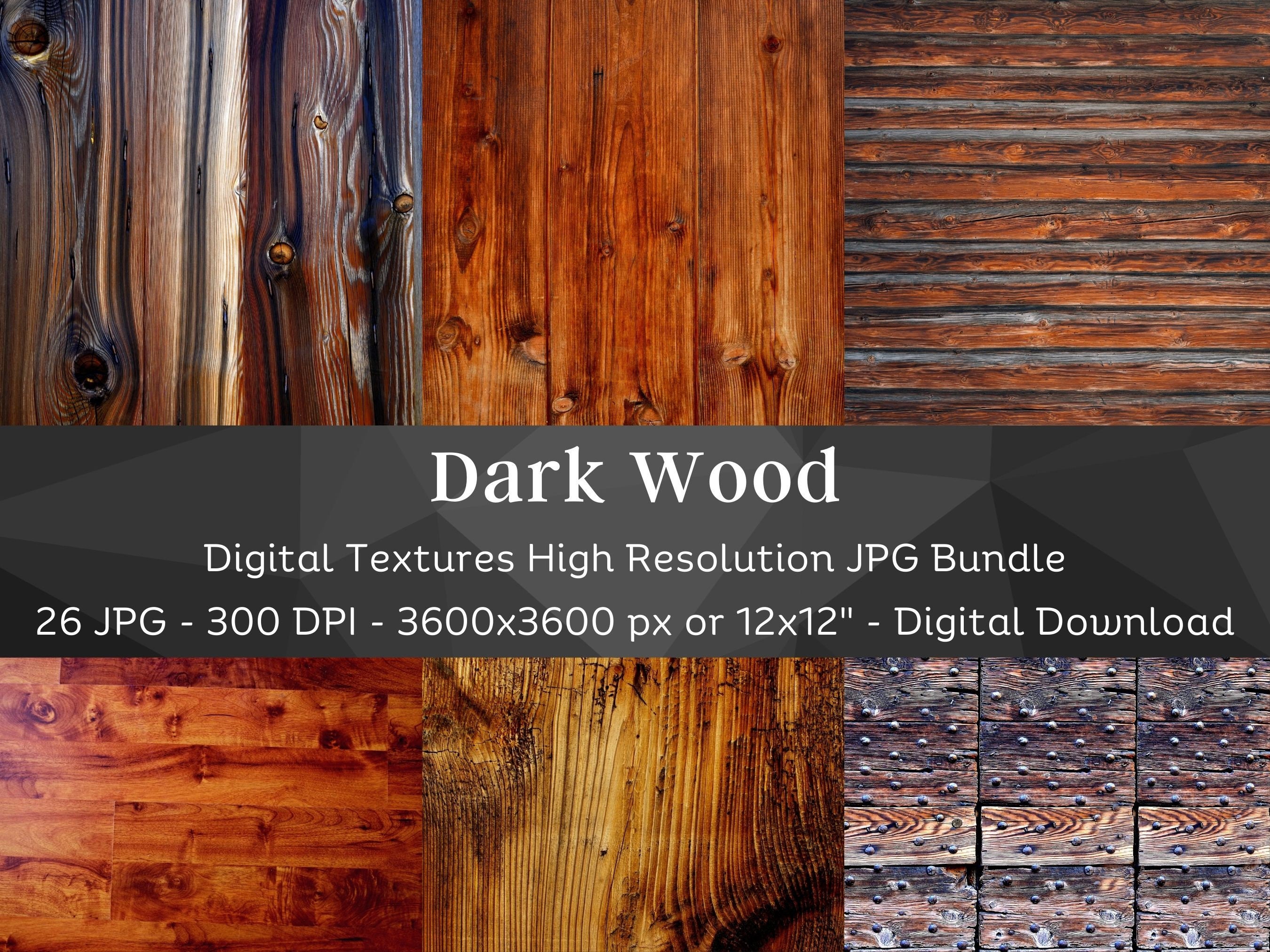 High Resolution Dark Wood Texture