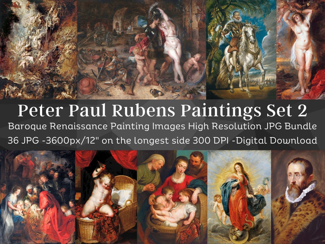 Peter Paul Rubens Paintings Set 2 | 36 HQ Printable Art Decor ...