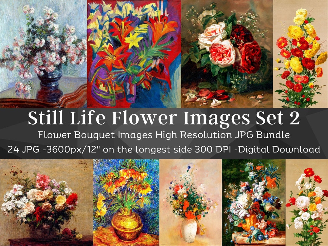 Still Life Flowers | Famous Flower Art Prints | 24 HQ Floral Gallery ...