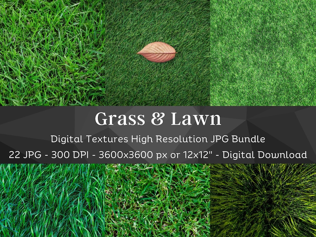 Digital Grass & Lawn Texture | 22 Digital Grass Paper | Scrapbook ...