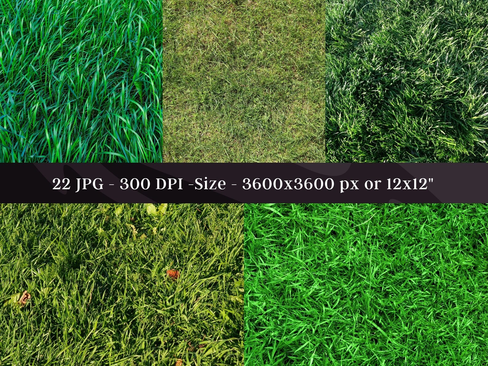 Digital Grass & Lawn Texture 22 Digital Grass Paper Scrapbook ...