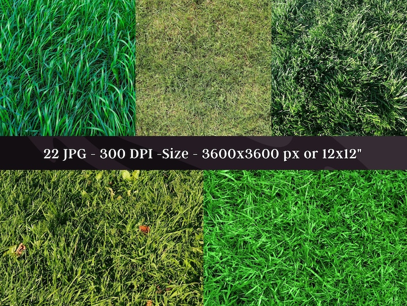 Digital Grass & Lawn Texture 22 Digital Grass Paper Scrapbook ...