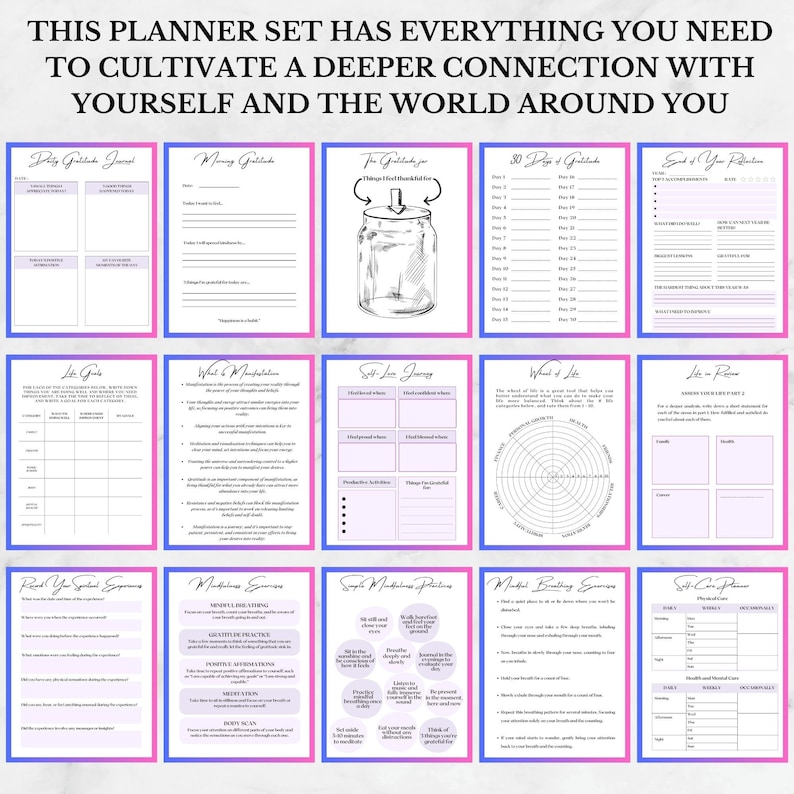 Spirituality Planner | Mental Health Journal | Religious Journal ...