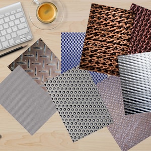 30 Digital Industrial Metal Textures | Diamond Checker Plate ...