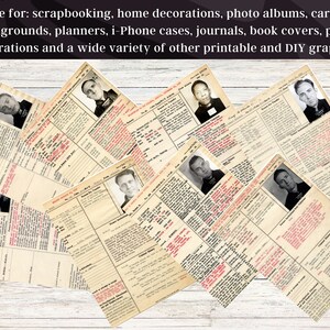 60 Vintage Alcatraz Inmate Prison Records With Mugshots HD Image V3 ...