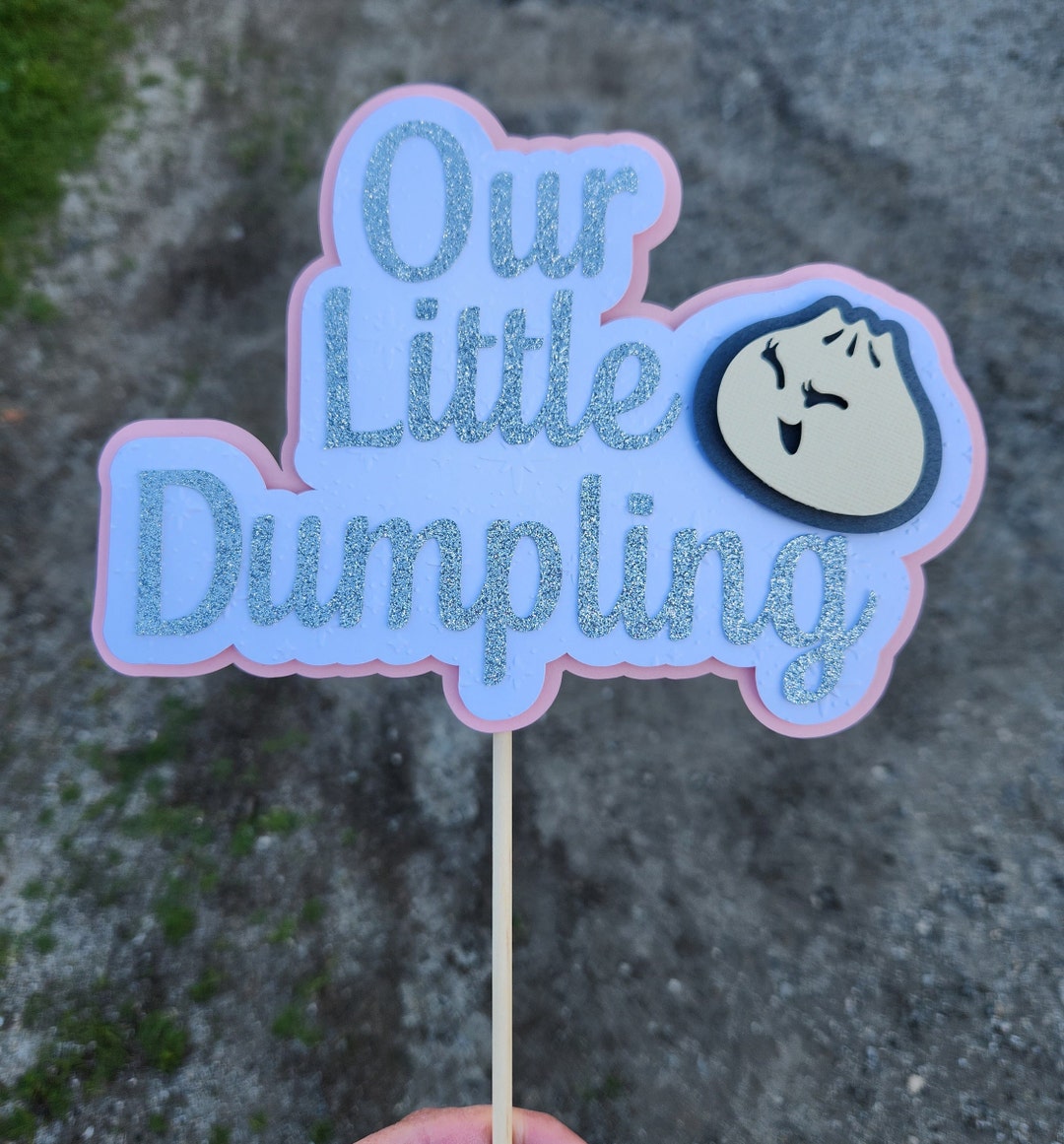 Little Dumpling, Bao Baby Shower Cake Topper, Twins - Etsy