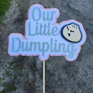 Little Dumpling, Bao Baby Shower Cake Topper, Twins - Etsy