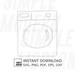Washing Machine SVG, Washer Outline Illustration Drawing, Laundry Svg ...