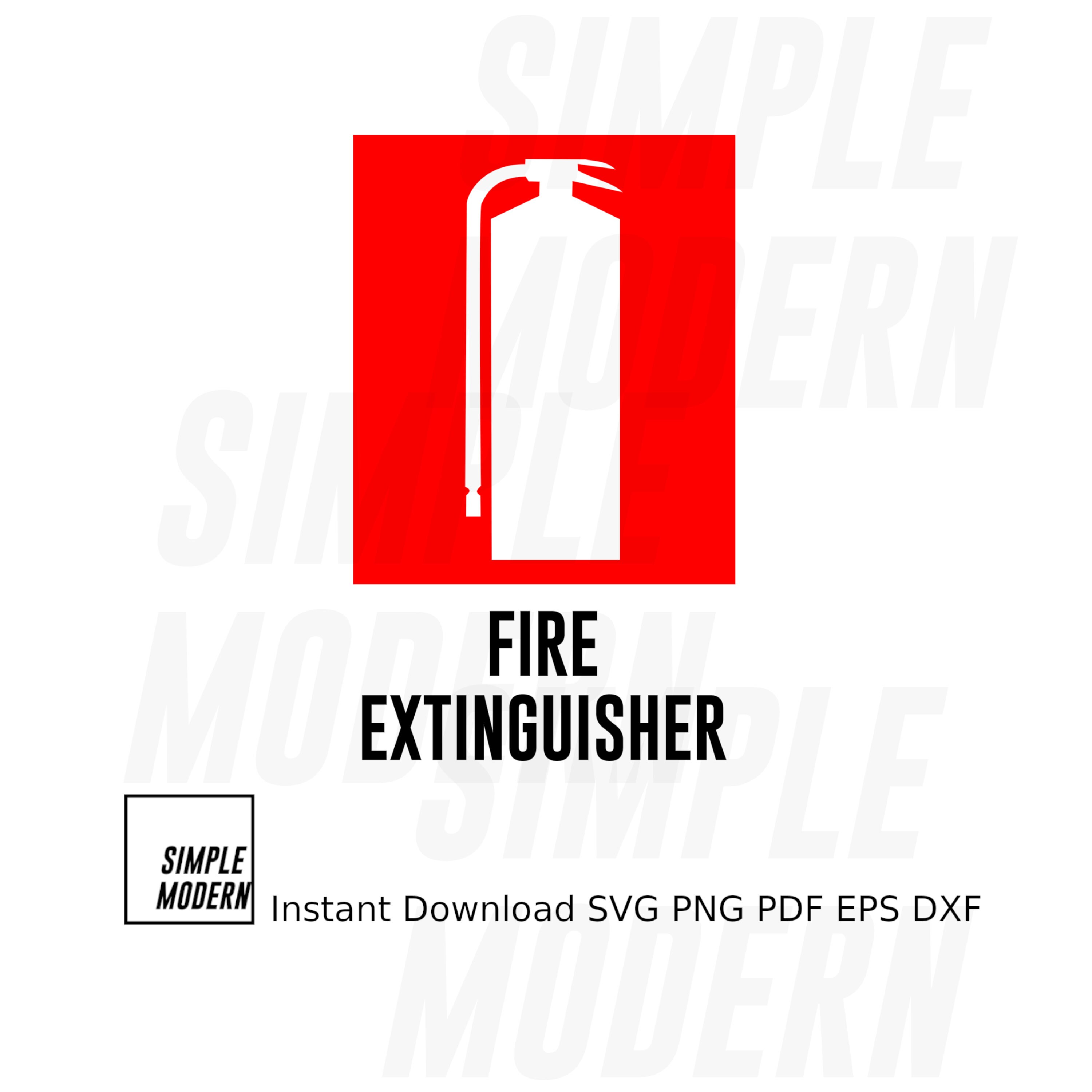 Fire Extinguisher SVG, Instant Digital Download Fire Extinguisher ...