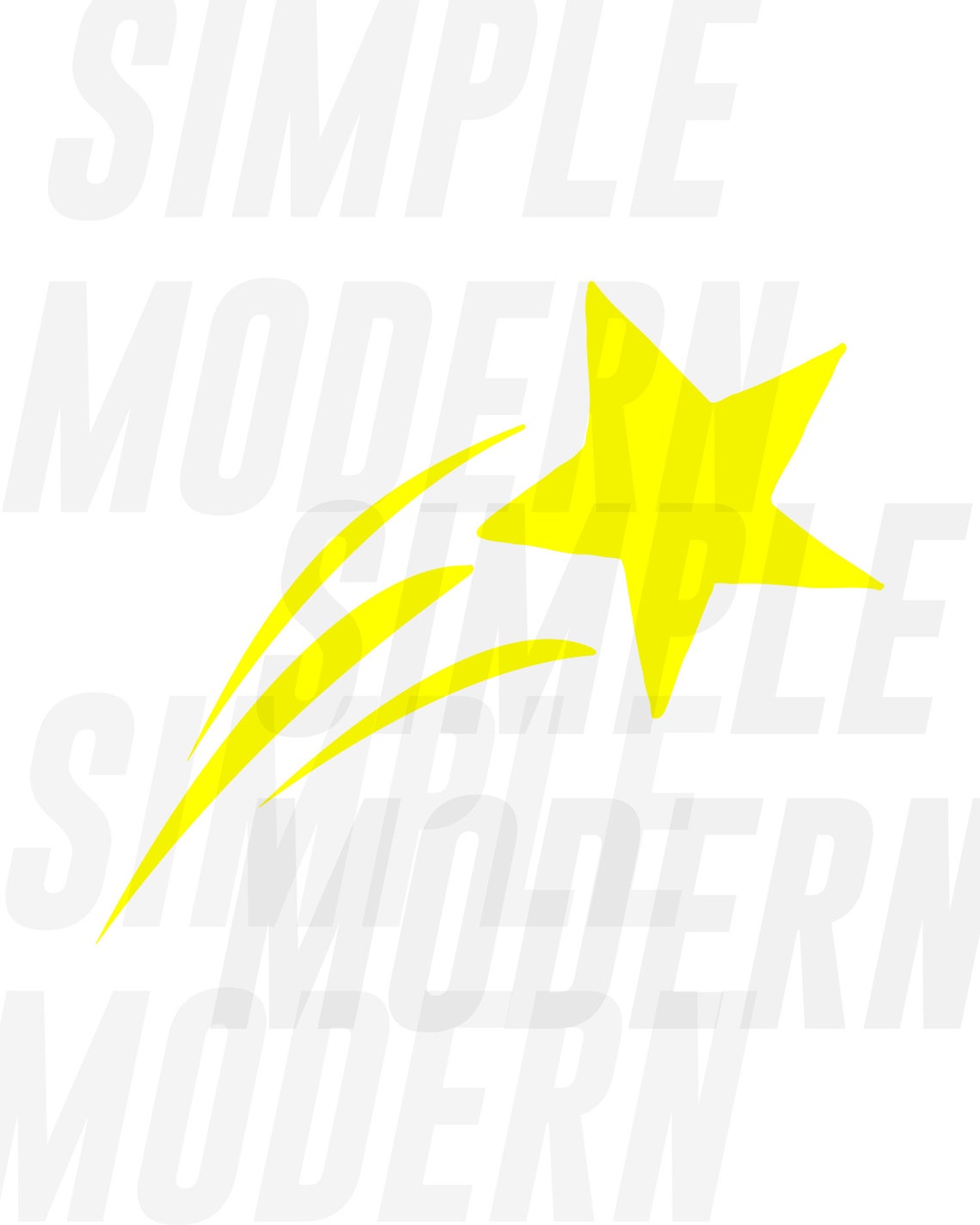 Hand Drawn Yellow Star SVG File, Star Clipart, Star Silhouette, Star ...
