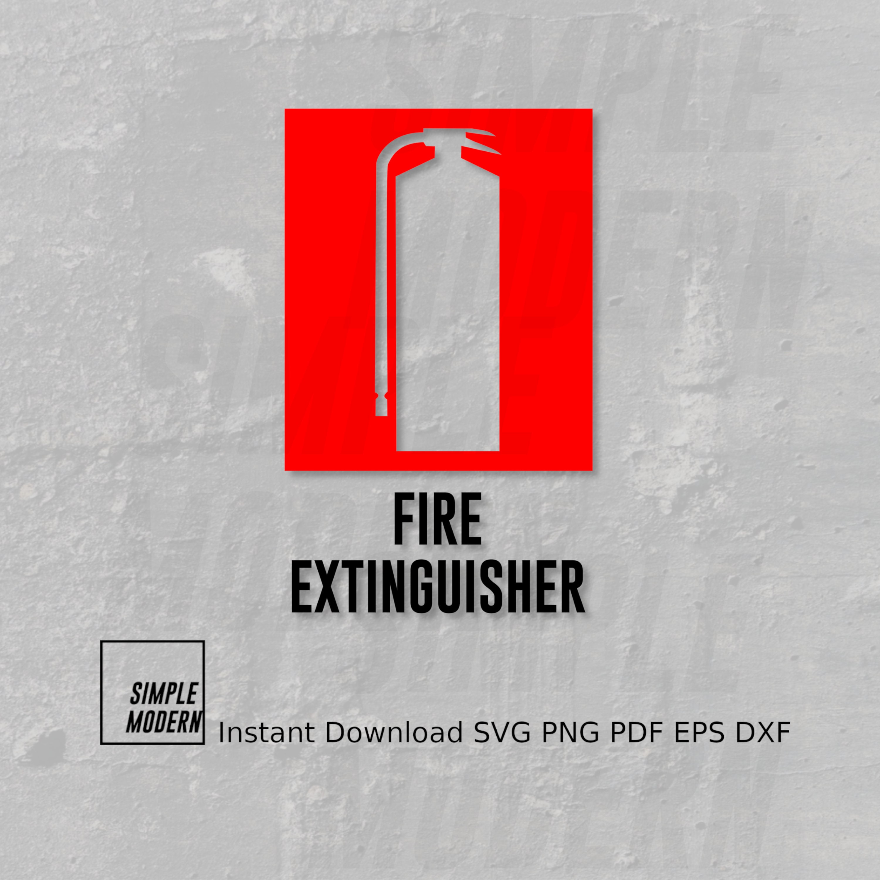 Fire Extinguisher SVG, Instant Digital Download Fire Extinguisher ...