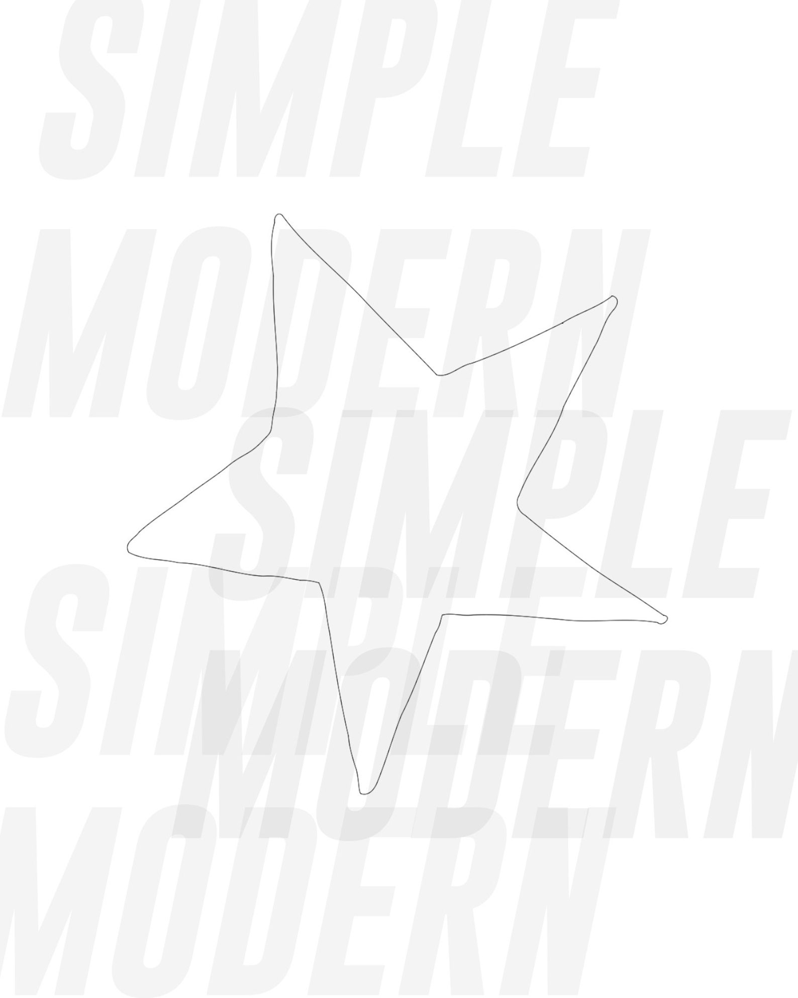 Hand Drawn Yellow Star SVG File, Star Clipart, Star Silhouette, Star ...