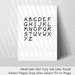 Hand Drawn Alphabet SVG, Handwritten Letters A to Z, Instant Download ...