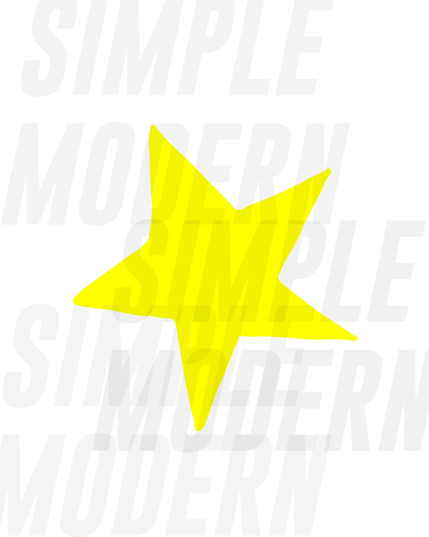 Hand Drawn Yellow Star SVG File, Star Clipart, Star Silhouette, Star ...