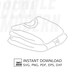 Digital Download Folded Clothes SVG, Black and White Laundry Drawing ...