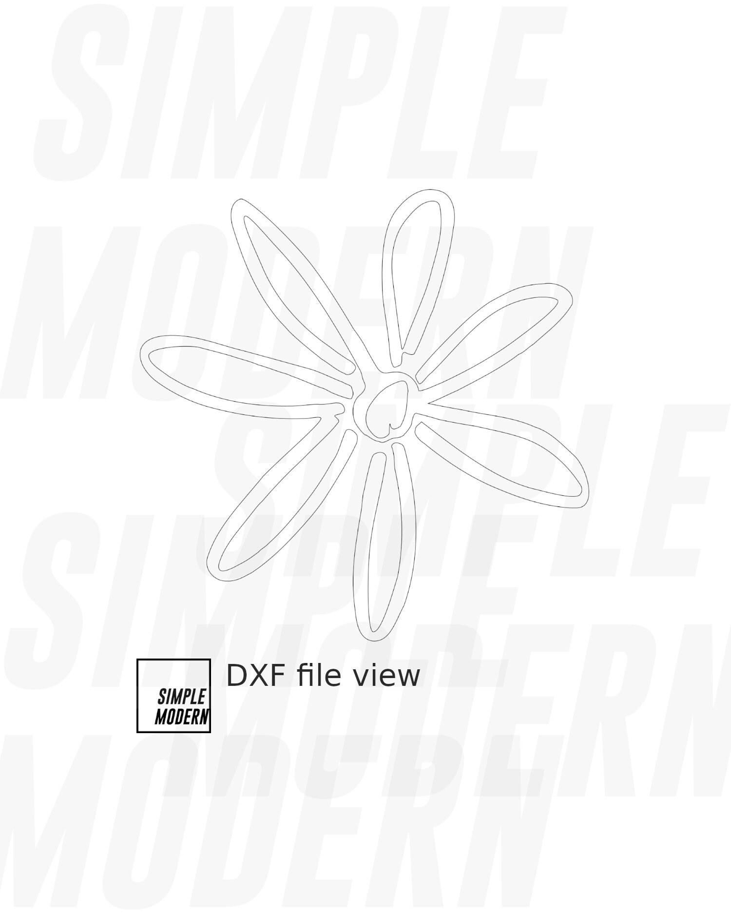 Hand Drawn Flower SVG, Spring Blossom Floral Sketch, Instant Digital ...