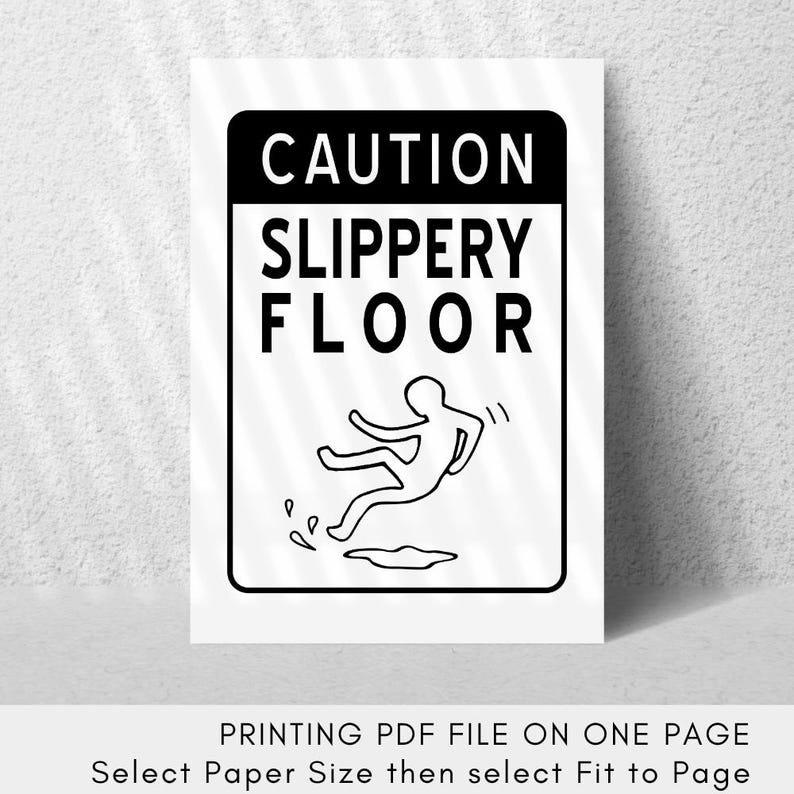 Watch Your Step Sign SVG for Cutting and Printable, Instant Download ...