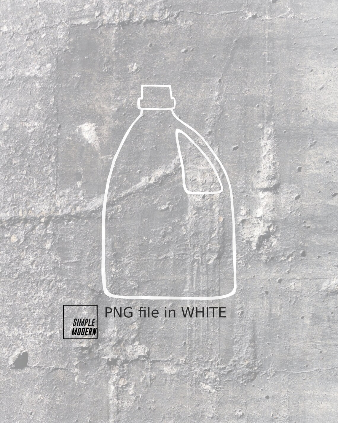 Hand-drawn Laundry Detergent Bottle SVG File, Fabric Softener Container ...