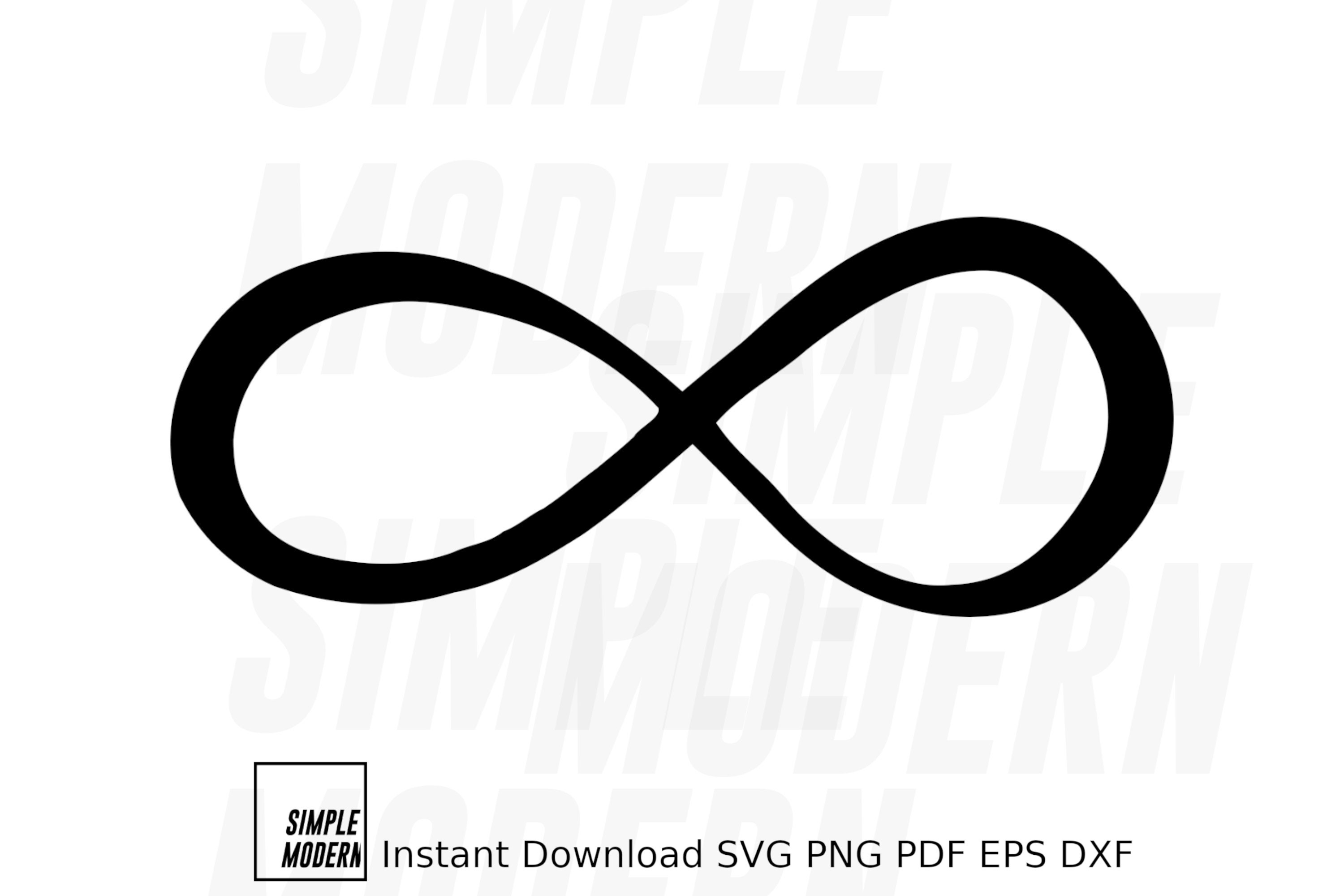 Buy Infinity Symbol SVG, Calligraphy Brush Lemniscate Curve Image ...
