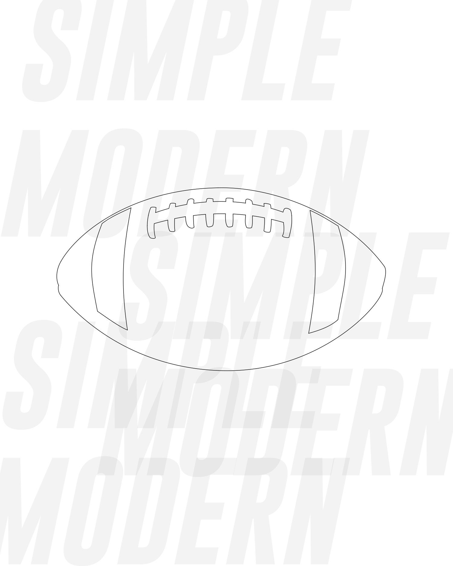 American Football SVG Files, Sport Clip Art, Ball SVG, Png Pdf Dxf Eps ...