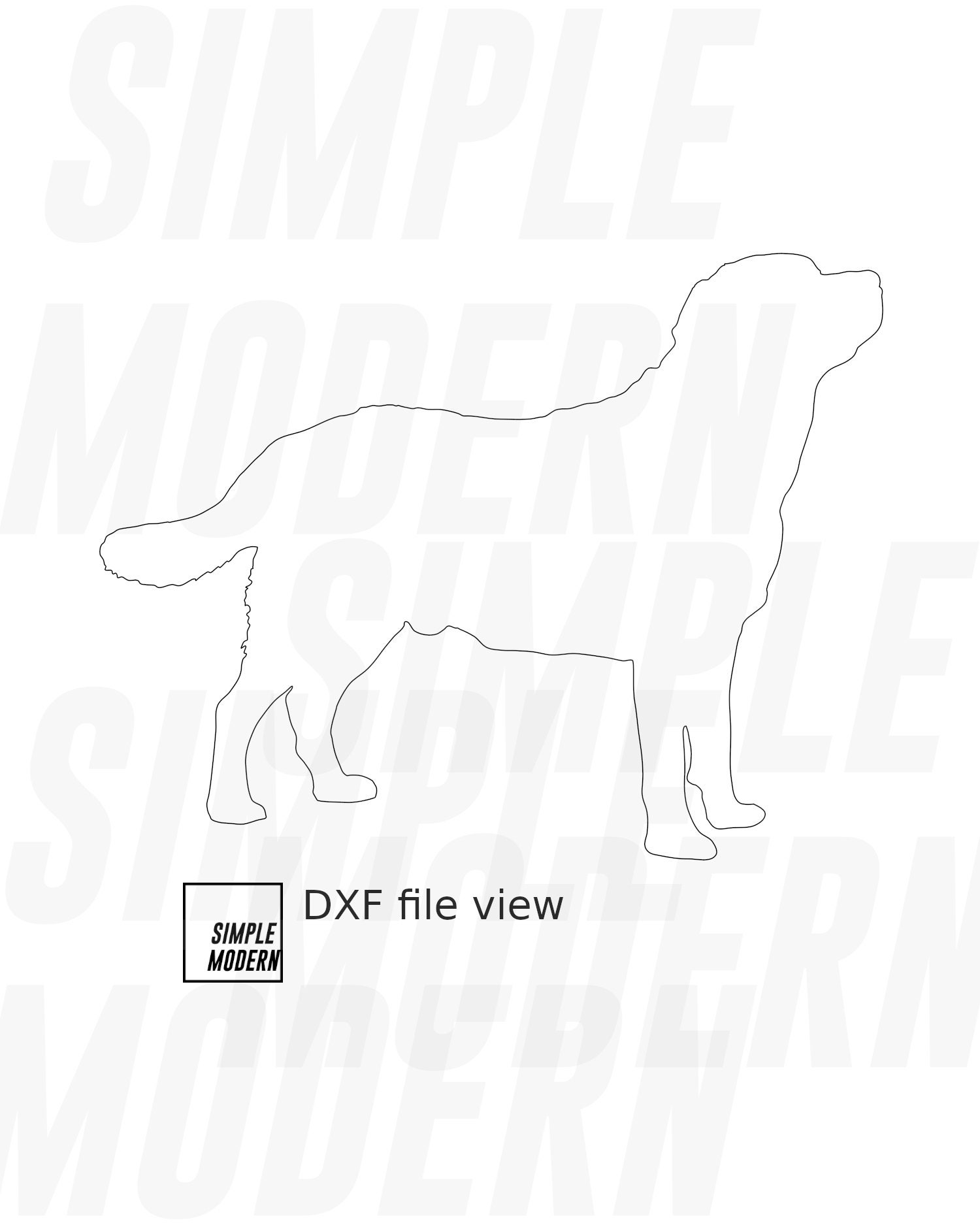 Labrador Retriever Dog Silhouette SVG Files, Png Dxf Eps Vector Files ...