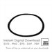 Hand Drawn Oval SVG, Cute Oval Egg Shape Drawing Outline, Instant ...