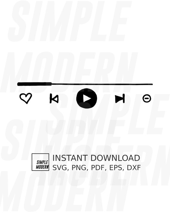 Music Player SVG Files for Cutting and Printable Instant - Etsy