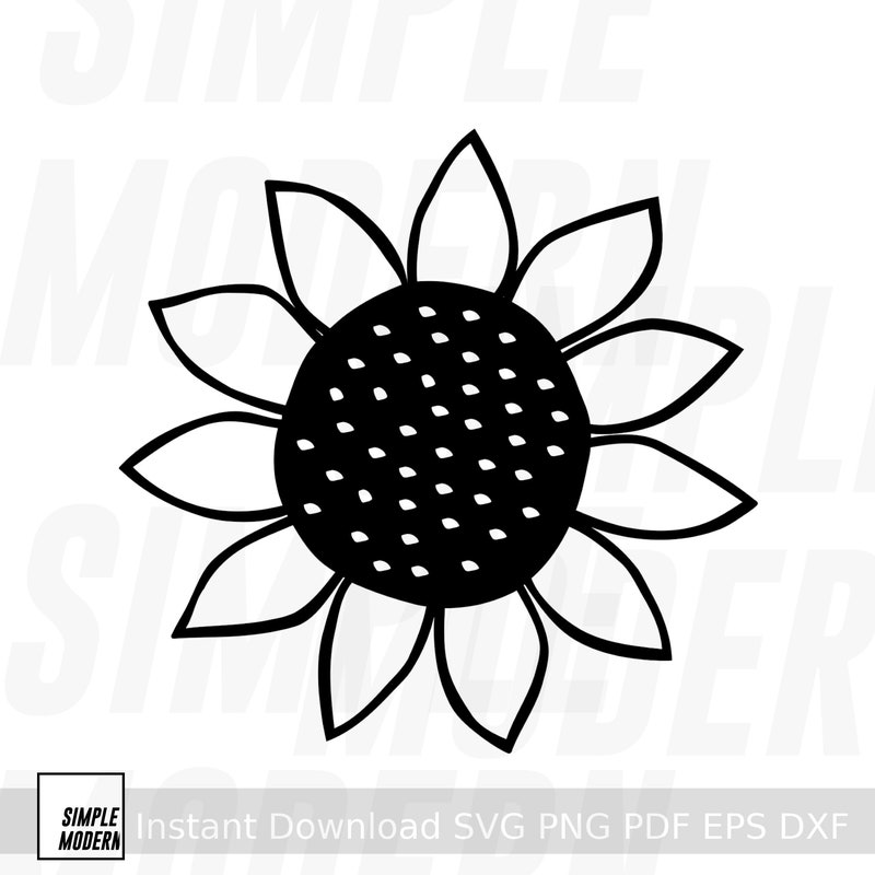 Cute Tulip Drawing Black - Etsy