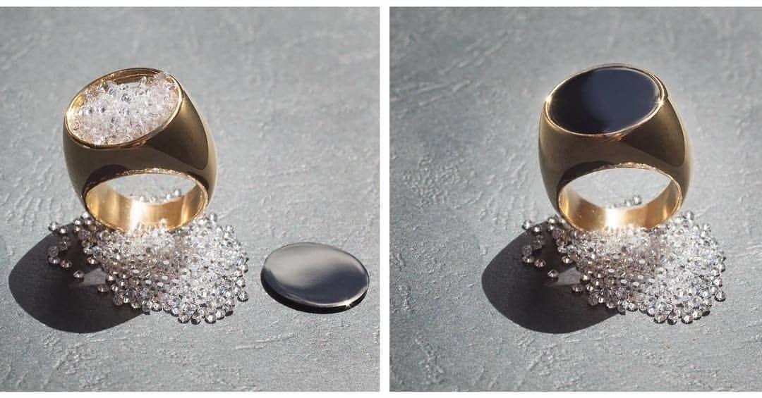 Hidden Compartment Ring | Secret Stash Jewelry | Statement Ring With ...