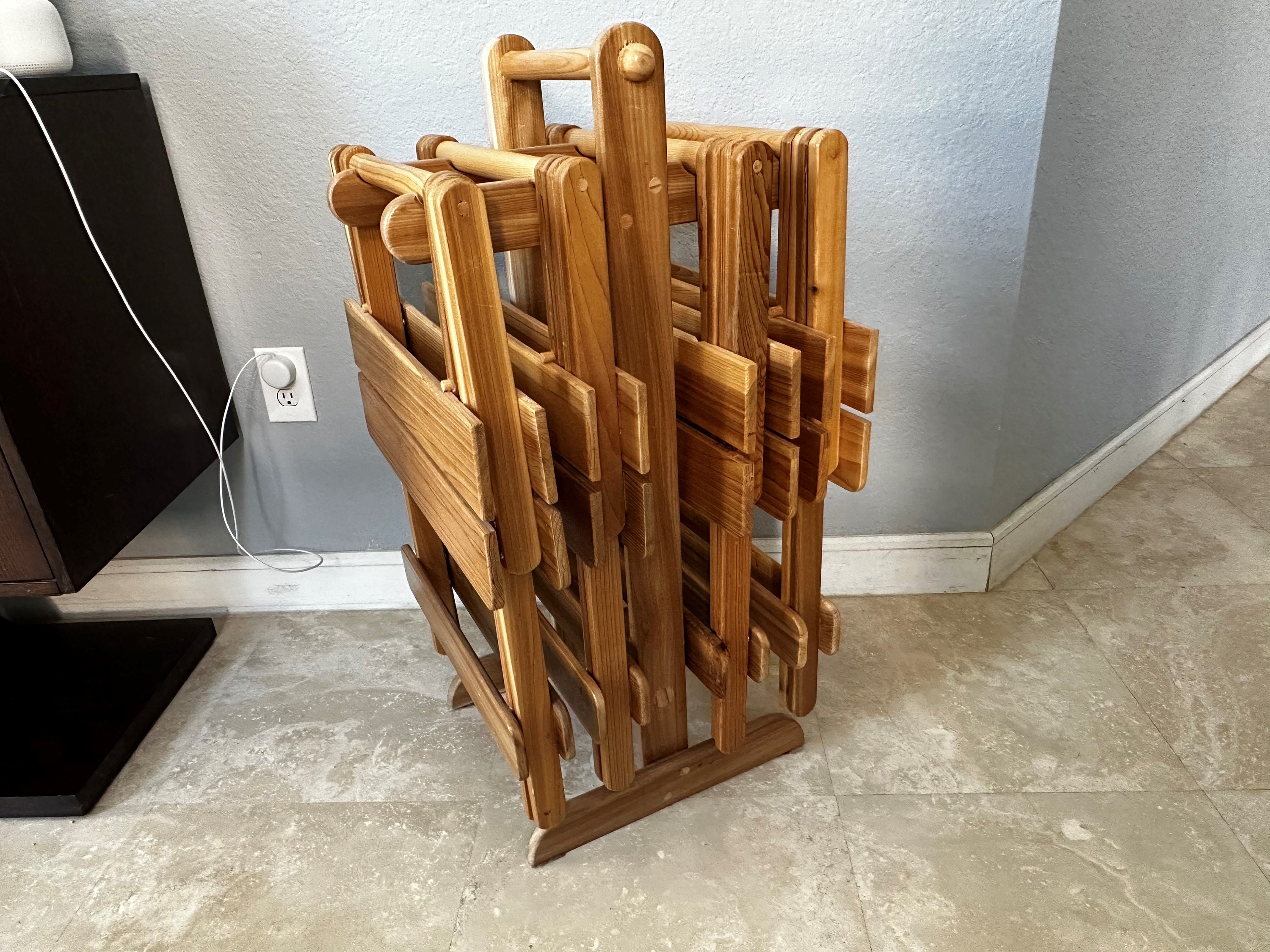 Plans for Centerfold Tray Table With Stand (PLANS Only) - Etsy