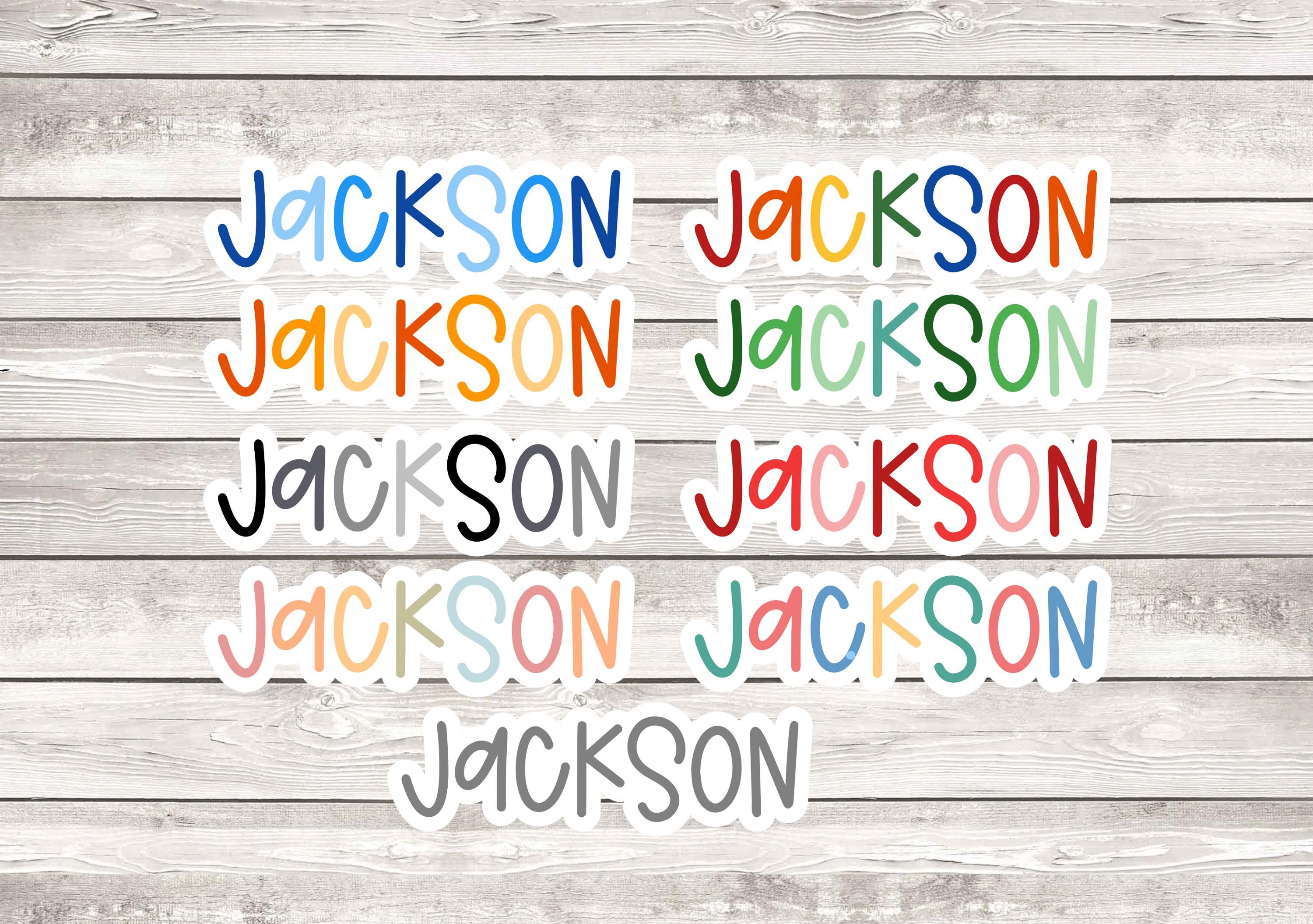 Personalized Custom Boys Name Water Resistant Label for Daycare, School ...