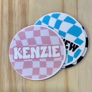 Personalized Retro Boys Girls Water Resistant Label for Daycare, School ...