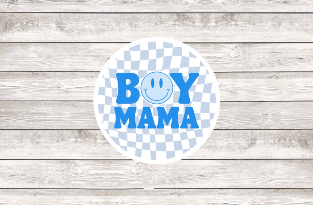 Boy Mama/mom Sticker for Laptop, Phone, Water Bottle, Gift for Moms - Etsy