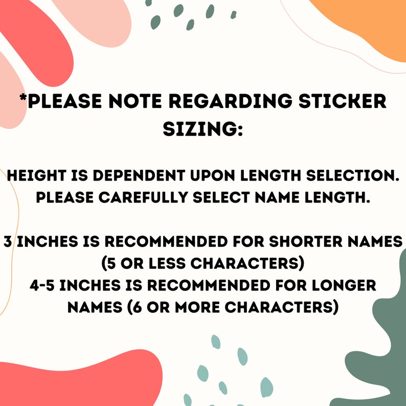 Personalized Rainbow Name Sticker: Cursive Decal for Water Bottle - Etsy