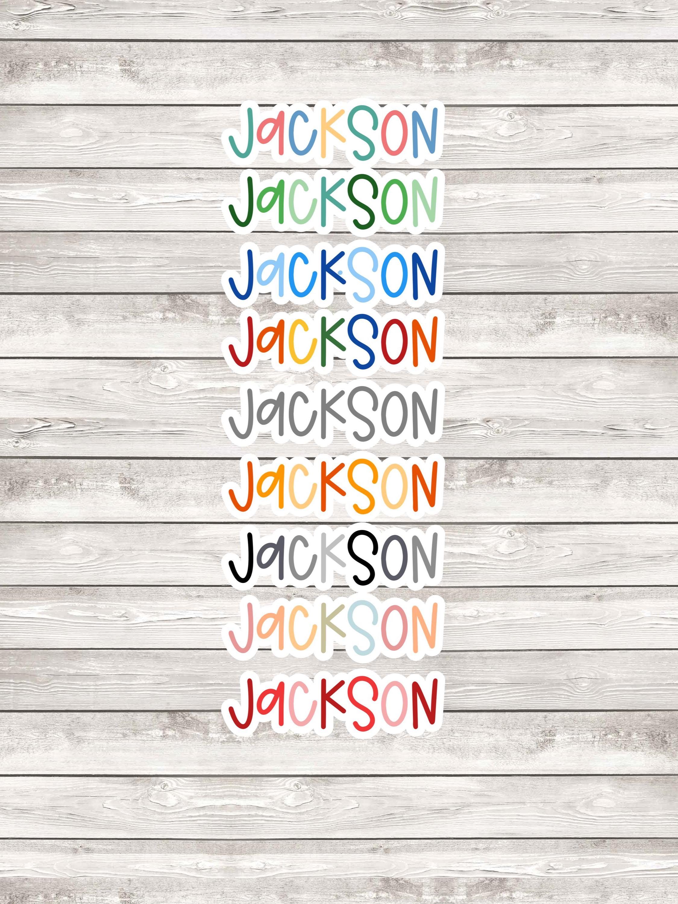 Personalized Custom Boys Name Water Resistant Label for Daycare, School ...