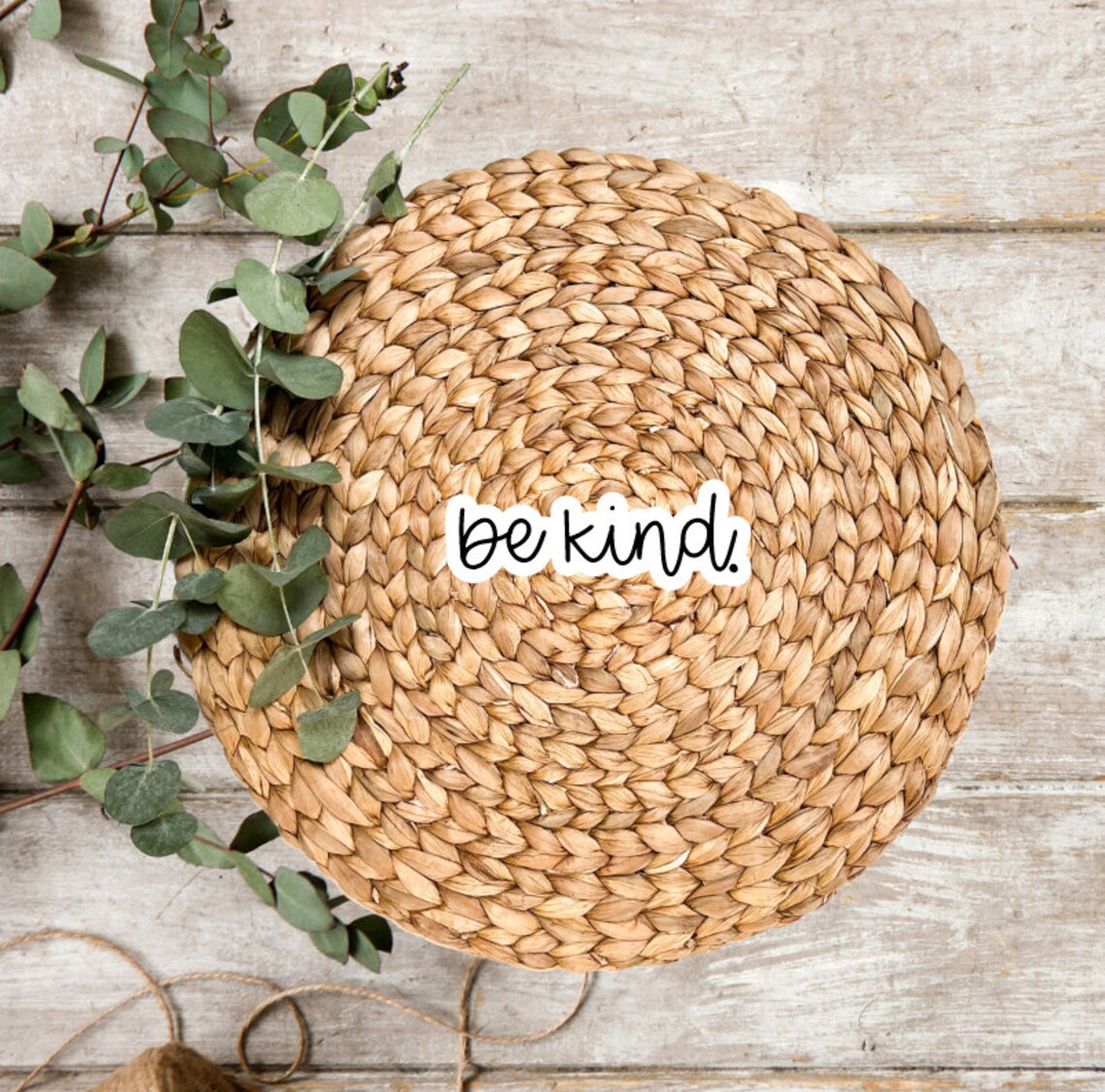 Be Kind - Water Resistant Kindness Sticker for Laptop, Phone, Water ...