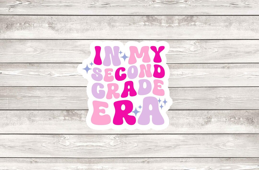 Second Grade Era SVG PNG: Retro Teacher Design (digital File) - Etsy