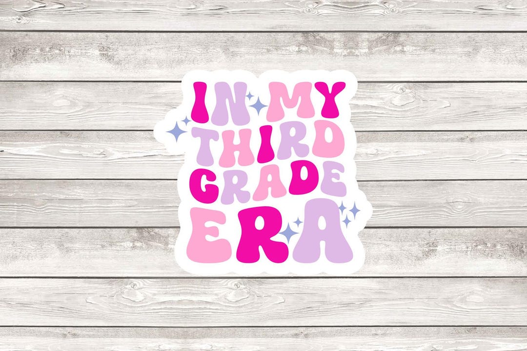 SVG PNG, in My Third Grade Era Digital File, Custom Teacher, Grade Eras ...